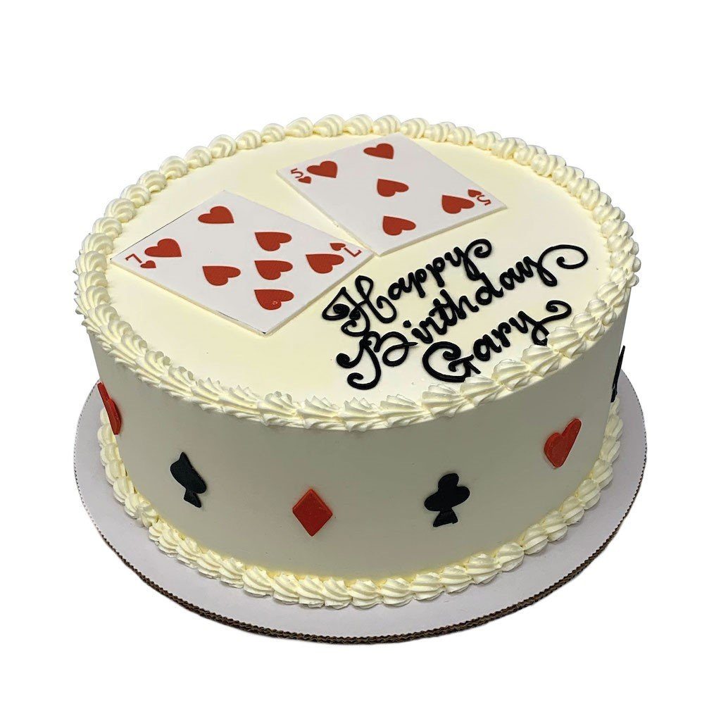 Blackjack Themed Birthday Cake | Las Vegas Casino Cake – Freed's Bakery