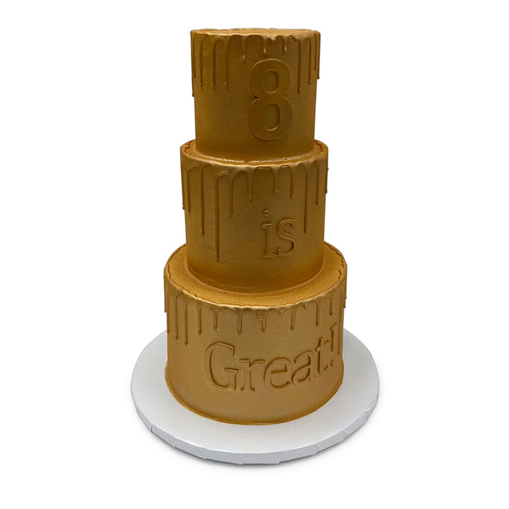 24K Golden Drip Celebration Cake – Freed's Bakery