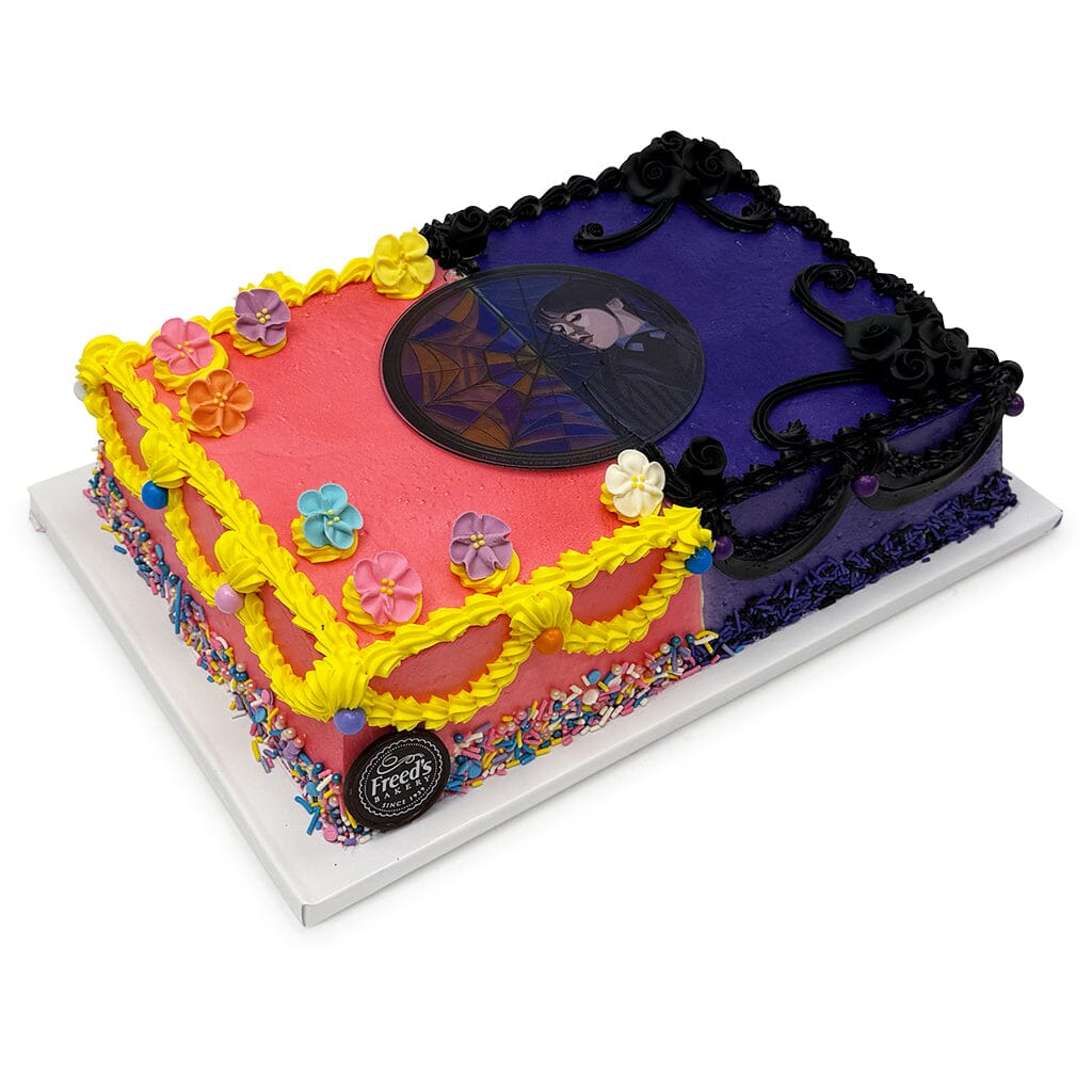 Wednesday and Enid Window Sheet Cake – Freed's Bakery