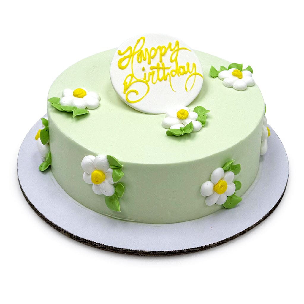 Spring Green Color Cake Frosting