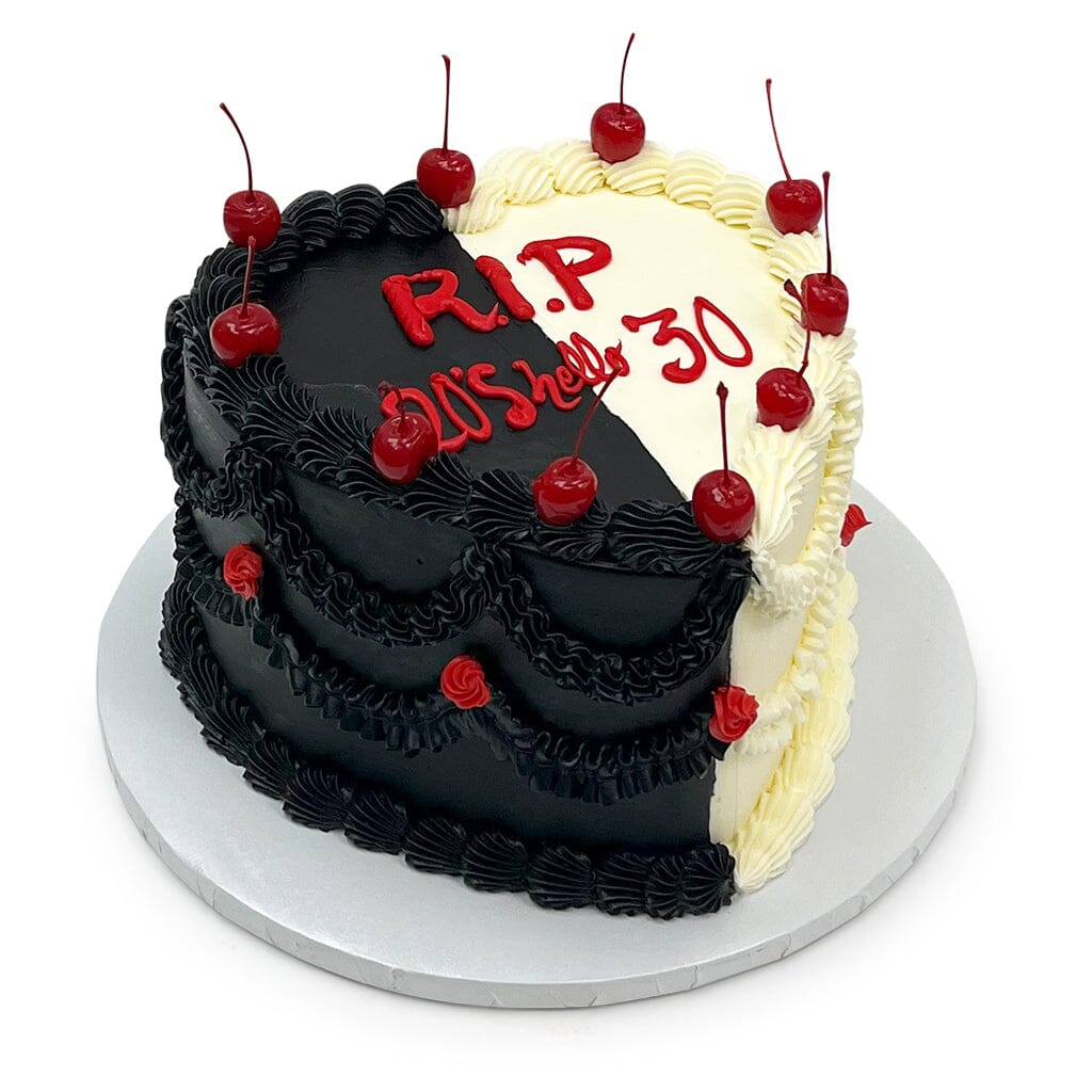 Split Icing Vintage Heart Shaped Birthday Cake – Freed's Bakery