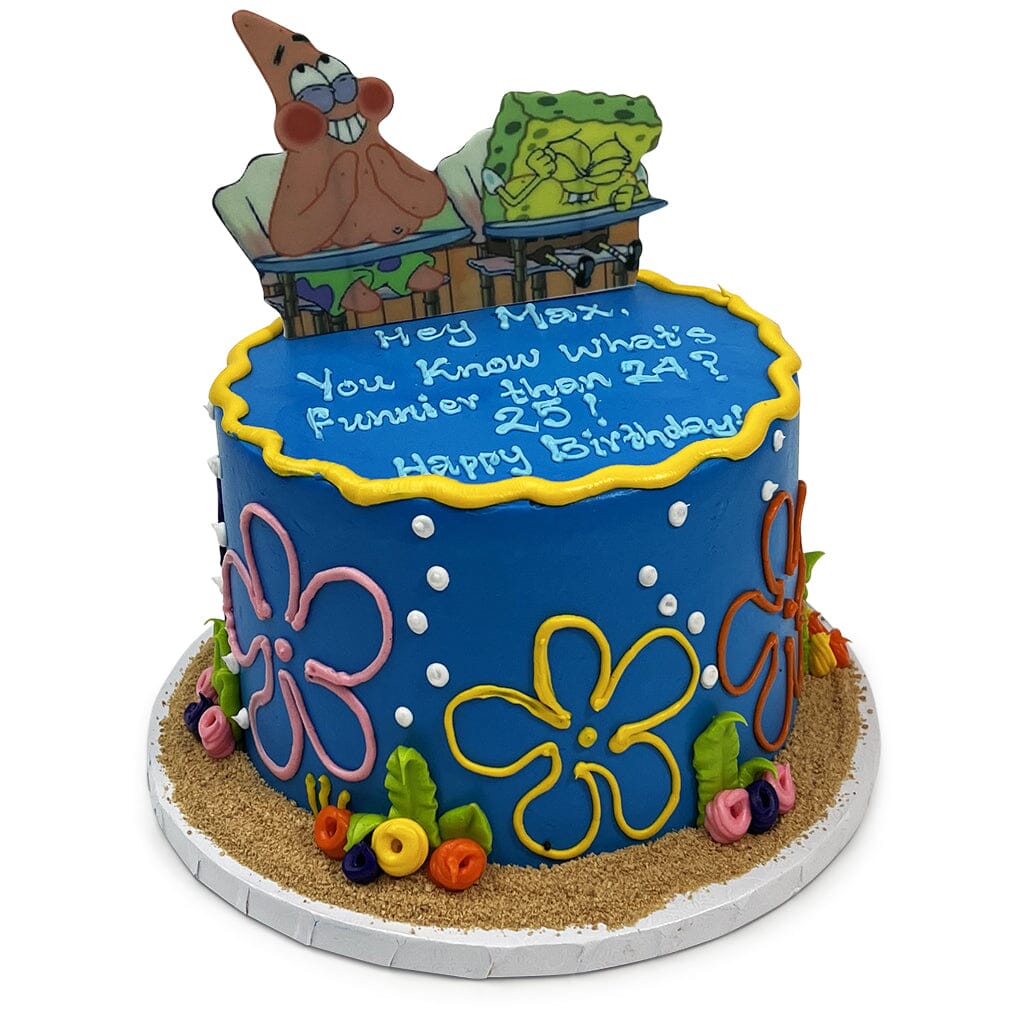 Spongebob Birthday Cake | 25th Birthday Cake – Freed's Bakery