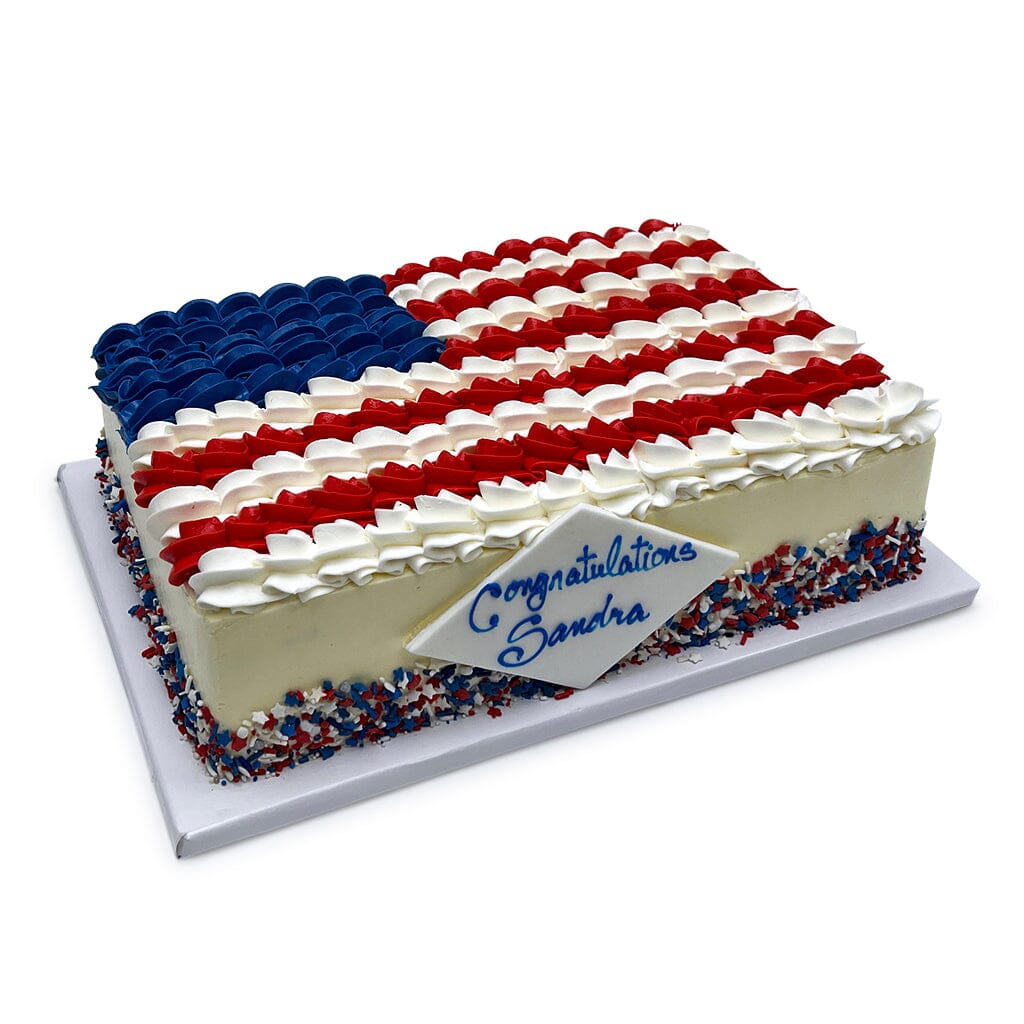 Patriotic Flag Cake – Freed's Bakery