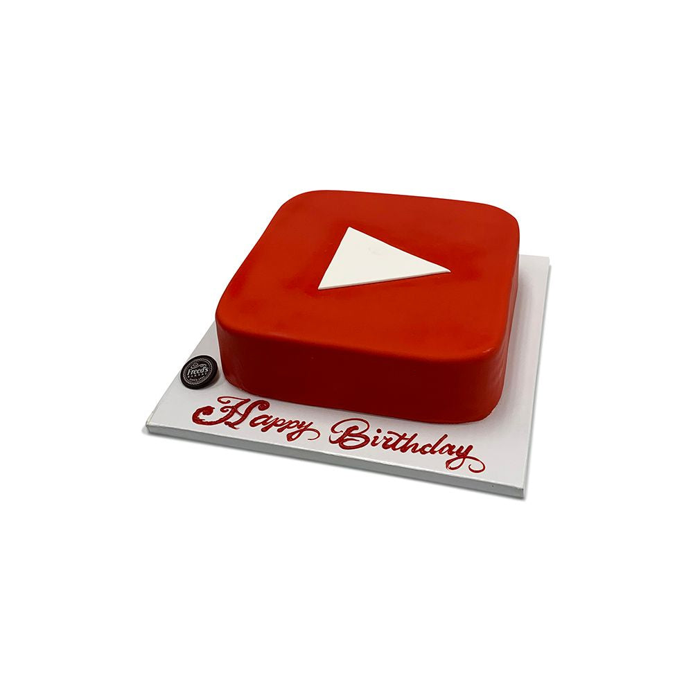YouTube Logo Cake – Freed's Bakery