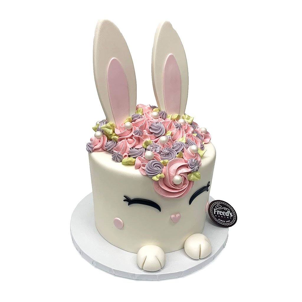 Chibi Bunny Cake with Standing Ears – Freed's Bakery
