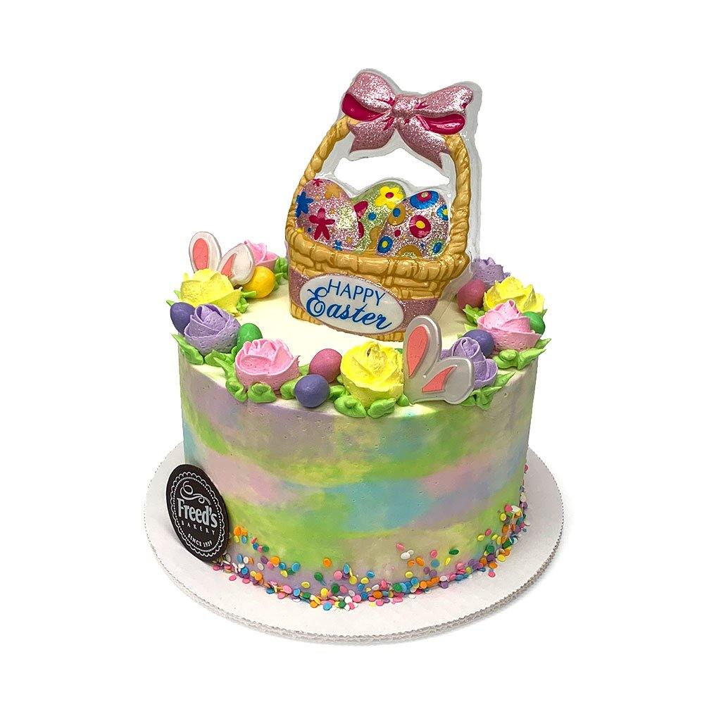 Fun Easter Sunday Party Cake | Easter Egg Hunt Cake – Freed's Bakery