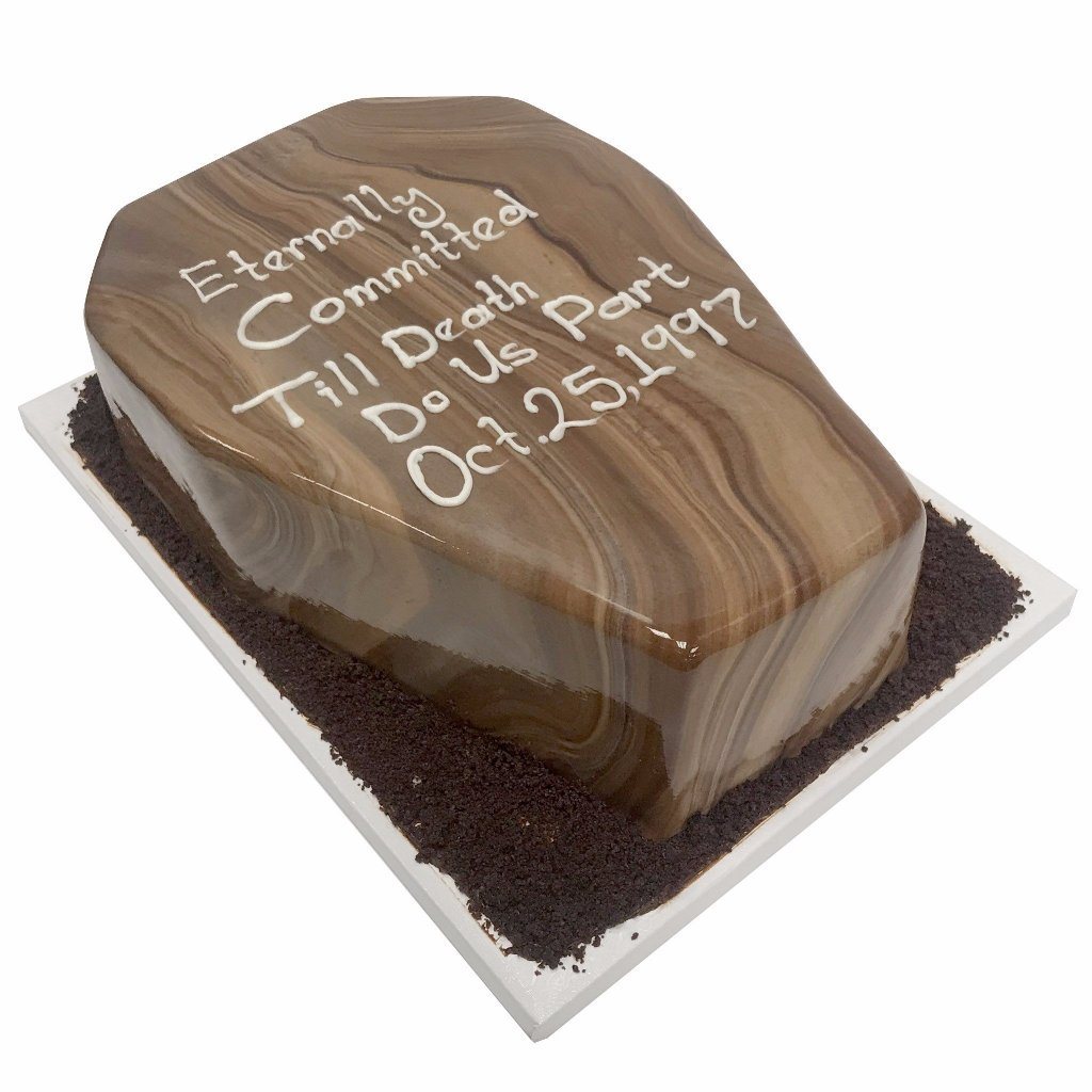 Coffin Shaped Wedding Cake | Dry Humor Funny Cakes – Freed's Bakery