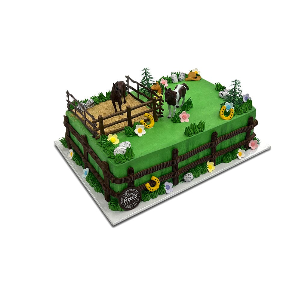 Horse Stable Birthday Cake – Freed's Bakery