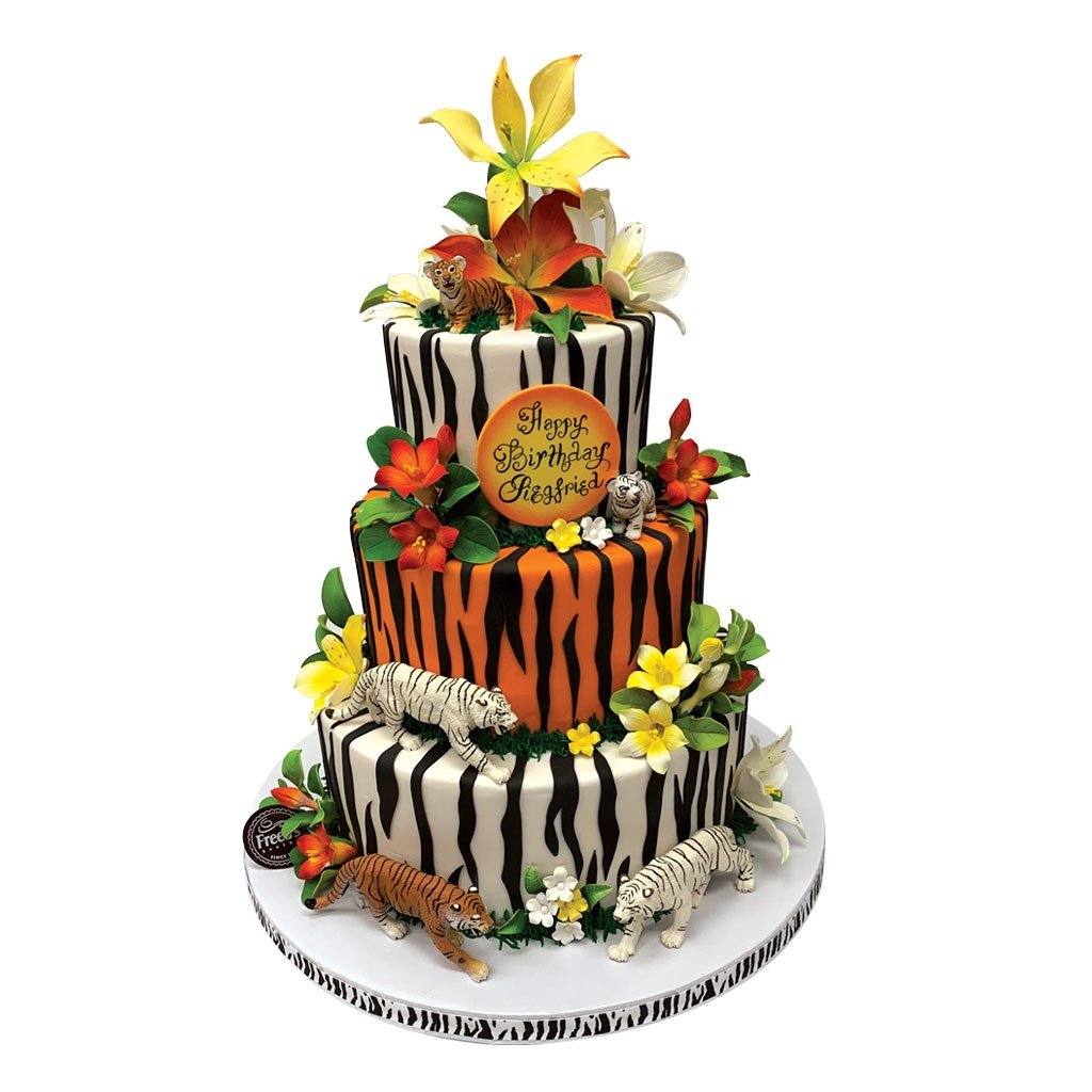 Animal Print Safari Themed Cake – Freed's Bakery
