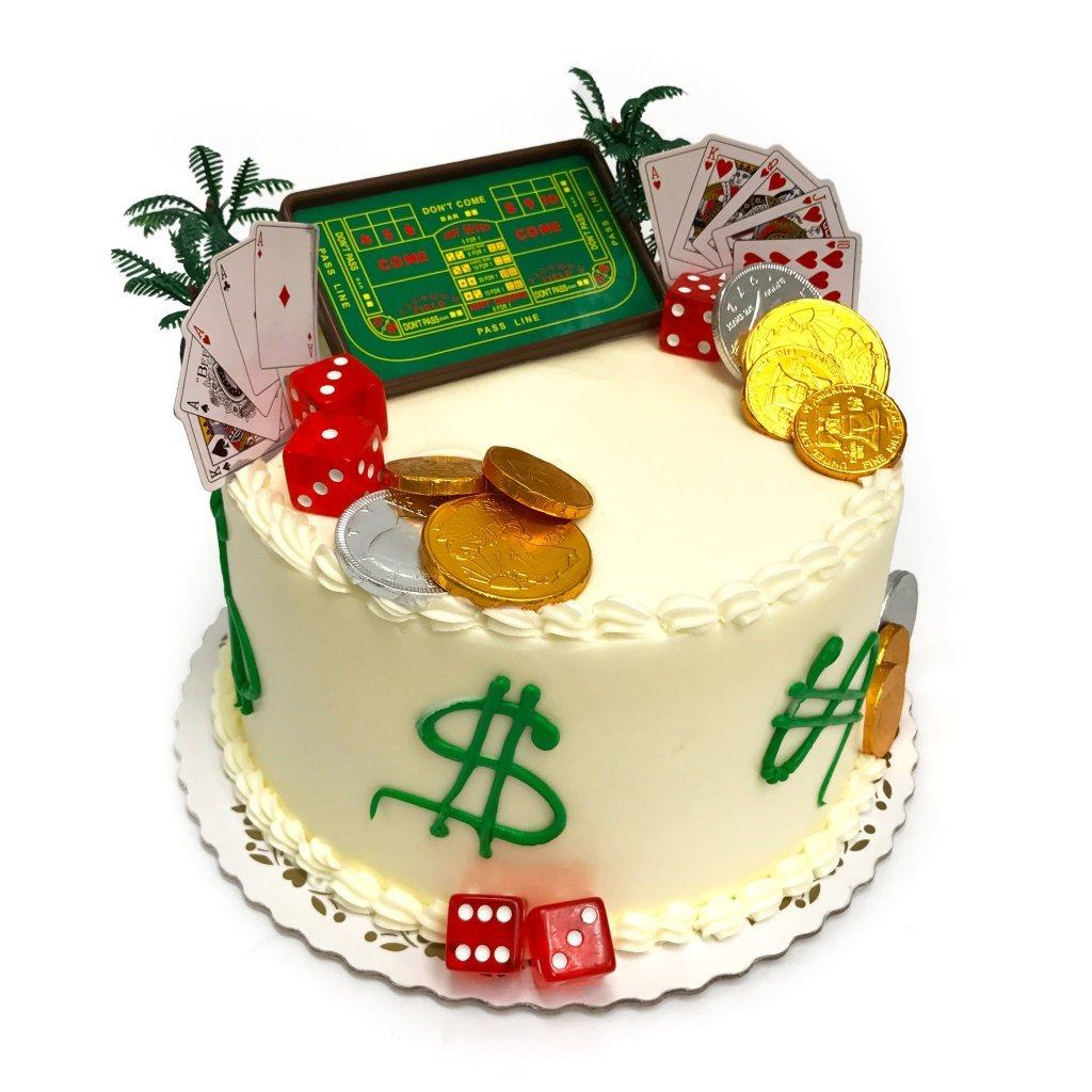 Casino Themed Cake | Roulette Birthday Cake – Freed's Bakery