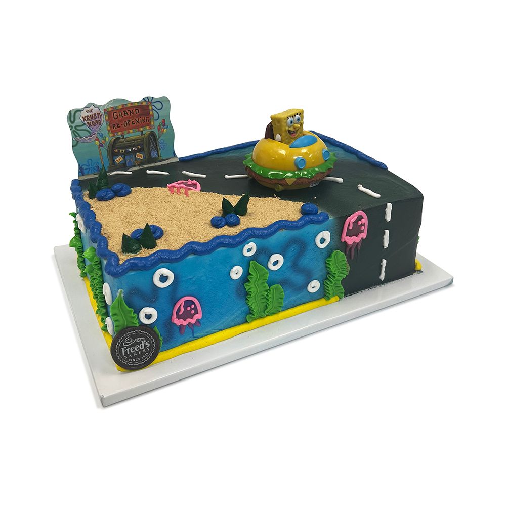 Krusty Krab Birthday Cake | Spongebob Squarepants Cake – Freed's Bakery